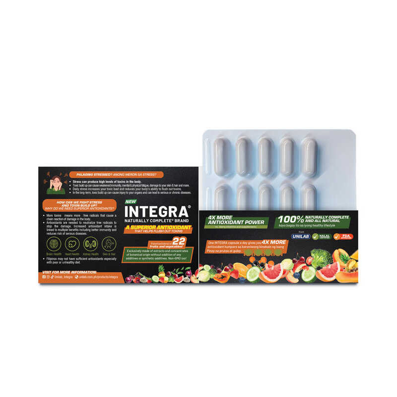 B Unilab Integra 10-Day Pack Buy 9 + 1 Free: 100% Natural Food Plement ...