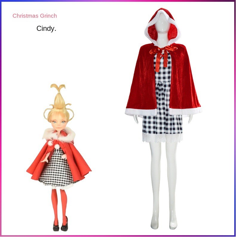 How The Grinch Stole Christmas Cindy Cos Clothes Children And Adults ...