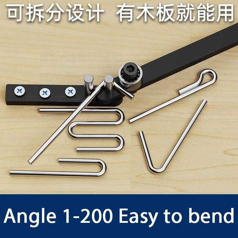 A Manual 3 Iron Wire Bender Tool - Solid 304 Stainless Steel Rebar ...