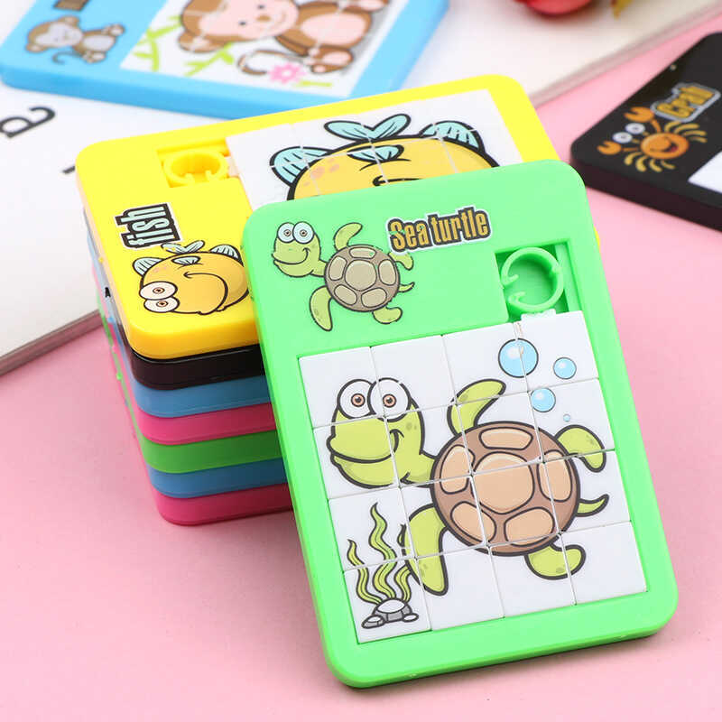Rong Animal Hua Dao Children's Mobile Sliding Puzzle Board Kids Logical ...