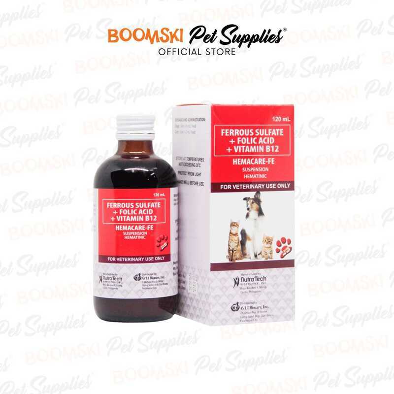 Hemacare-Fe Suspension Iron Supplement For Dogs And Cats (Ferrous ...