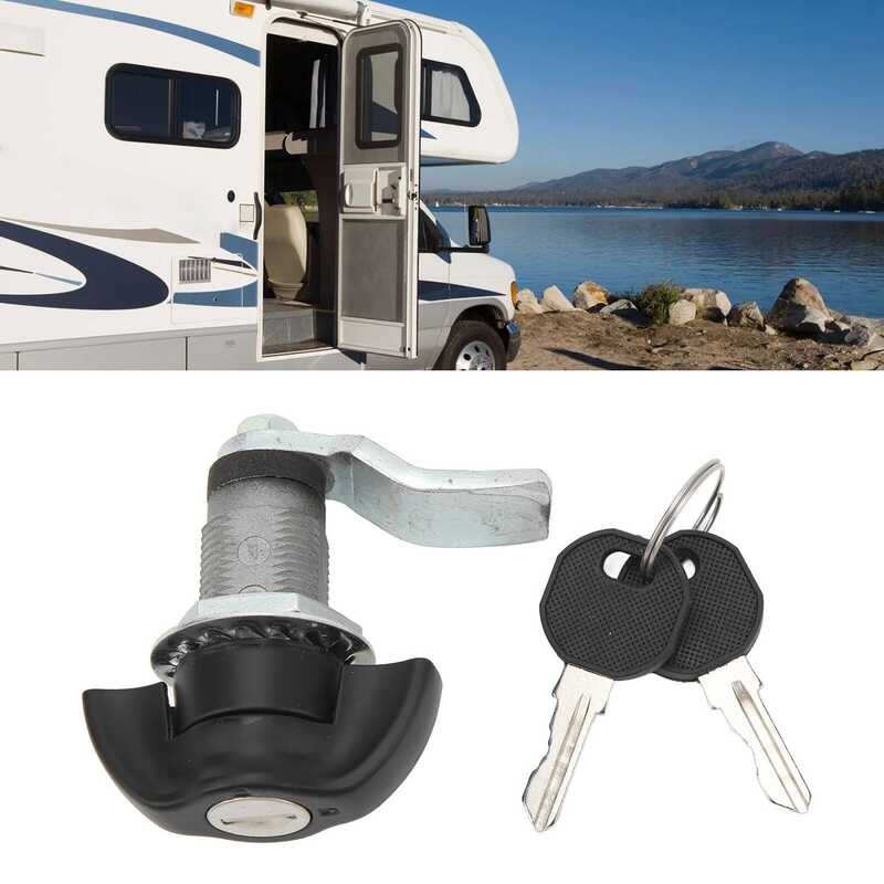 8 Tubular 3 Cam Lock, Cyder Lock With 2 Keys Safe Locking For RV ...