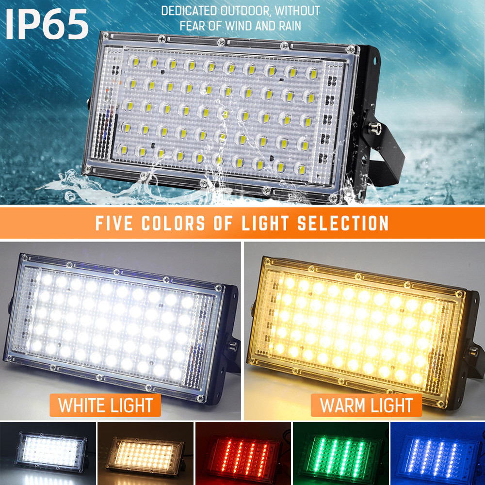 Waterproof Ip65 LED Flood Light 50W 100W AC 220V Spotlight Outdoor ...