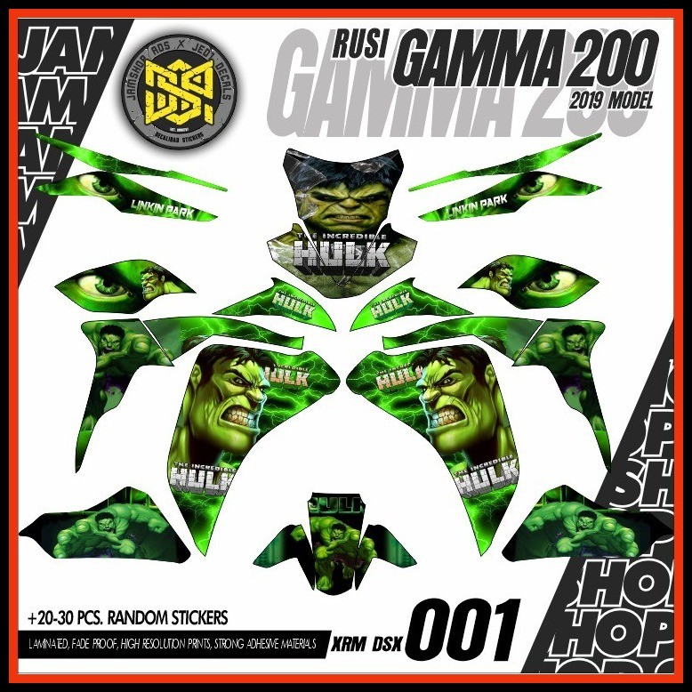 RUSI GAMMA 200 2019 Model Decals | Shopee Philippines