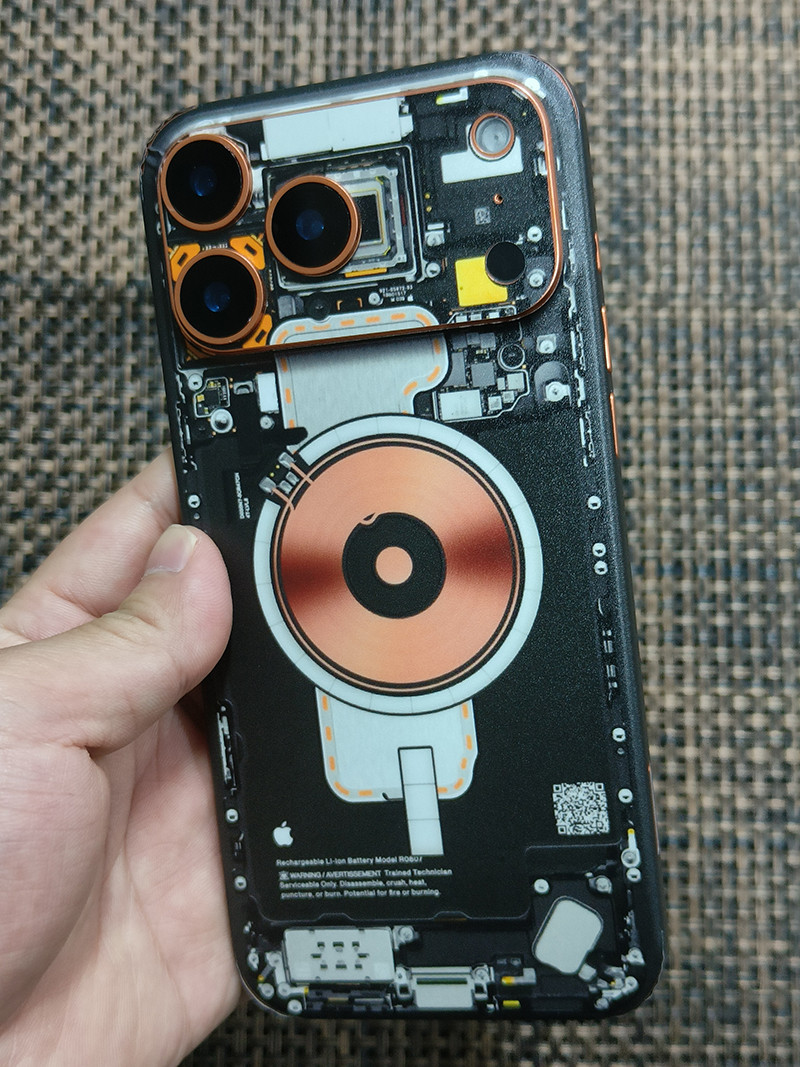 Teardown Circuit Skin Compatible for iPhone 17 Pro Max IP17Pro Back ...