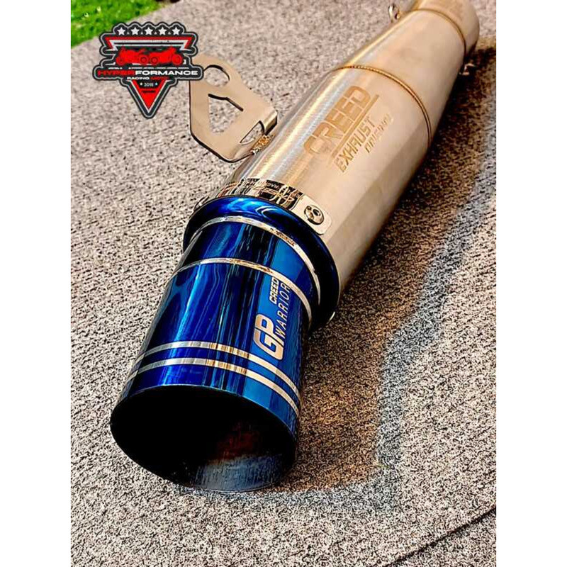 CREED GP WARRIOR RACING EXHAUST Gp Warrior CONICAL MUFFLER | Conical ...
