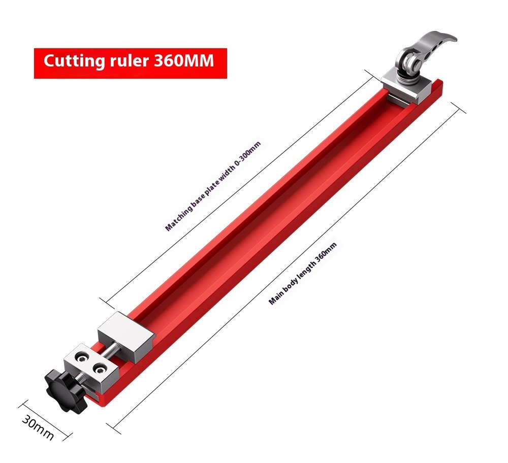 Adjustable Circular Saw Cutting Guide, 240mm/360mm Electric Saw Fence ...
