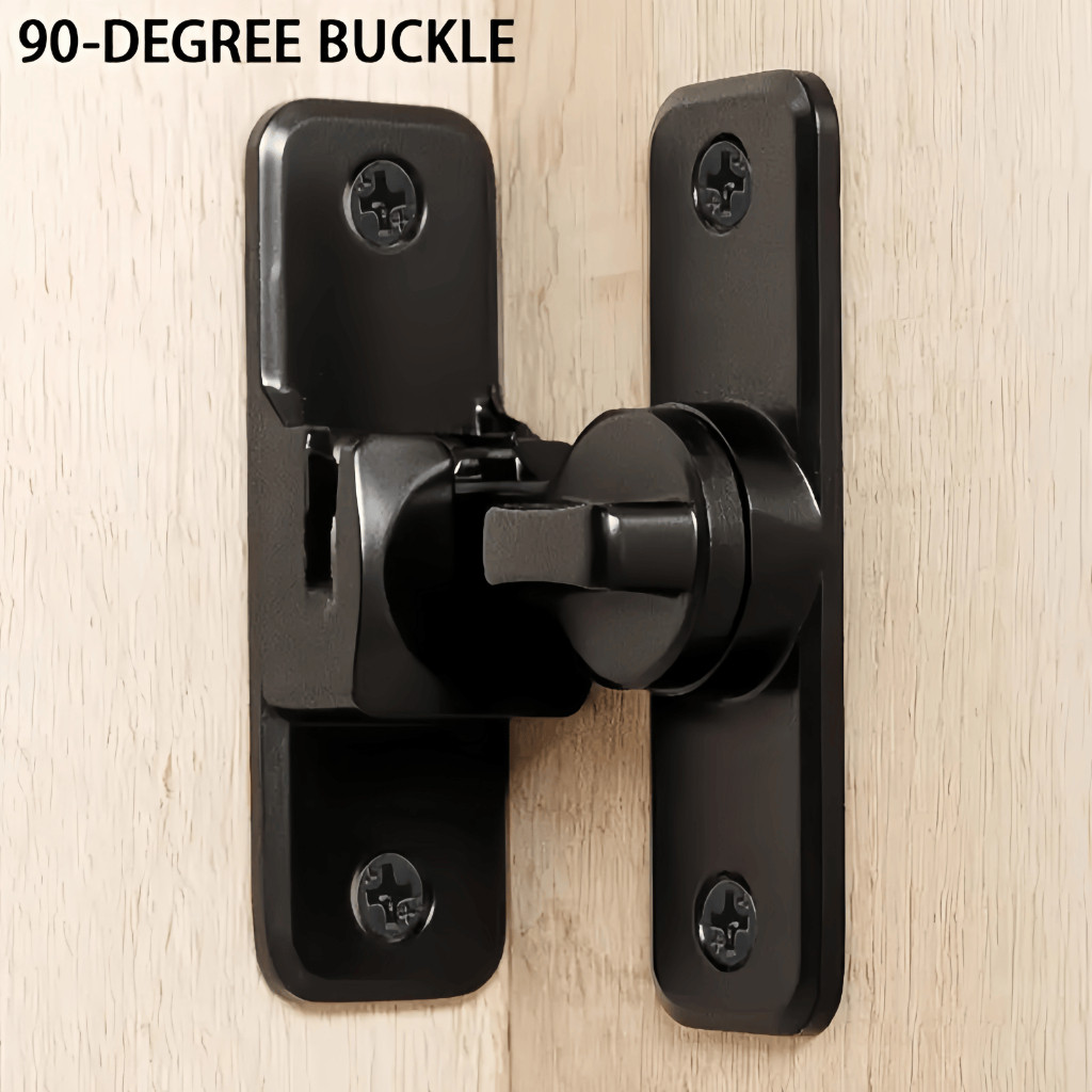 Door Latch Handle SET Anti-theft 90 Degrees Sliding Door Bolt Free ...