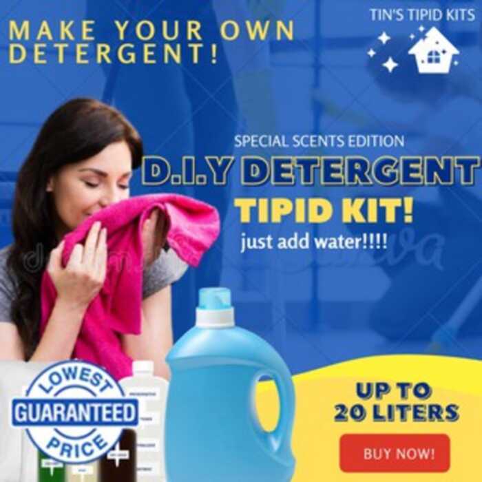 Liquid Detergent DIY SPECIAL SCENTS 17-20L Yields (Tin's Kits)(Tipid ...