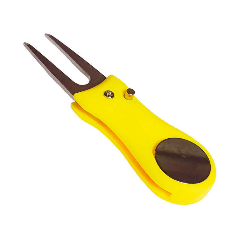 Green Fork Pitchfork Premium Foldable Divot Tool With Magnetic Ball ...
