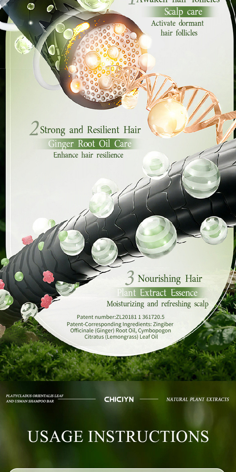 Hair Growth Soap Cypress Leaf Nature Seven Green Herbal Soap For Hair ...