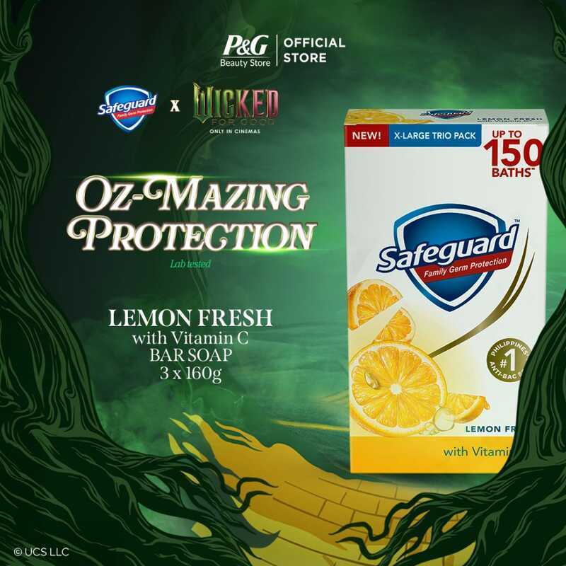 Safeguard Antibacterial Bar Soap Lemon Fresh With Vitamin C 160Gx3 18C ...