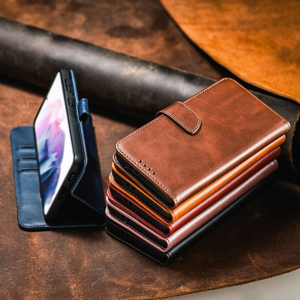 For Huawei Y6P 2020 MED-LX9 MED-LX9N Premium Luxury Leather Flip-Top ...