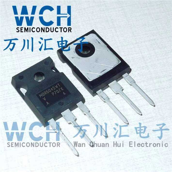 Product image Schottky MBR6045WT MBR6045 Diode TO-247 60A/45V Brand New ...