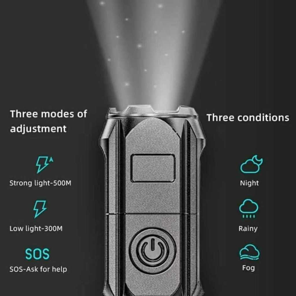 Centrix New Wisdom LED Flashlight Digital Display Bright Light Multi ...