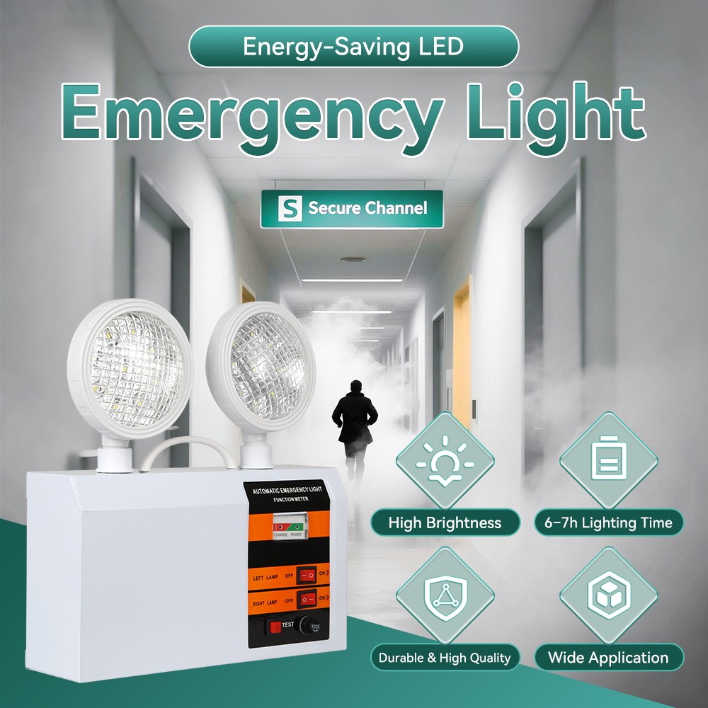 Twinhead Emergency Light Rechargeable Emergency Lamp LED Automatic ...