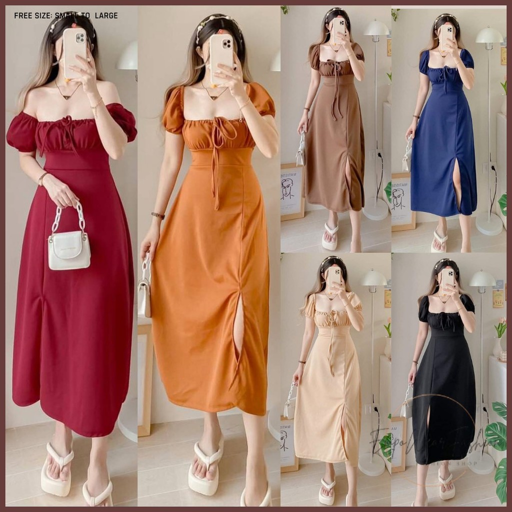 BEST SELLER | Nicole maxi Dress with Slit For Women fashion Trend ...