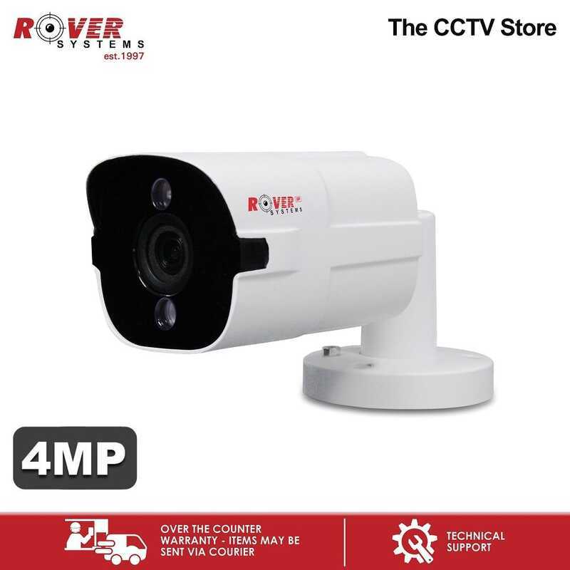 Rover Systems 4Mp Dual Light Bullet Poe IP Security CCTV Camera With ...