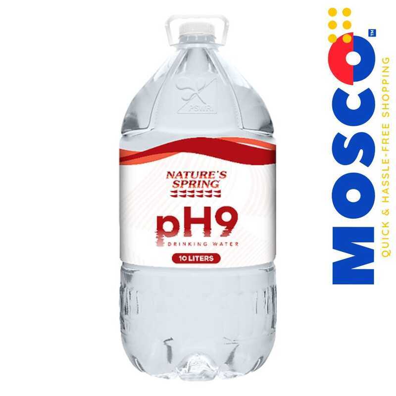 Nature’S Spring Ph9 Drinking Water 10L | Alkaline With Ph Level 9 FDA ...