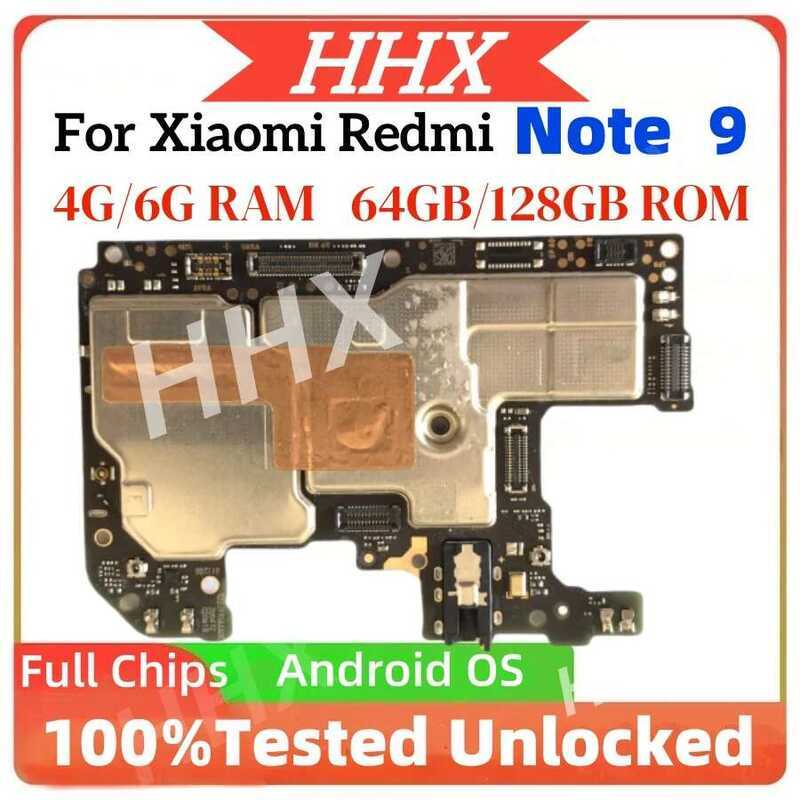Global For Xiaomi Redmi Note 9 Motherboard Original Unlocked Logic ...