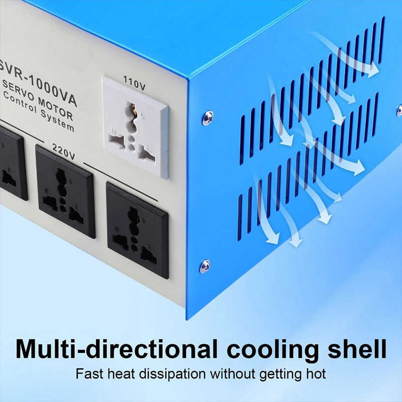 Svr-1500Va/1000Va Automatic Voltage Regulator Servo Type AVR Time Delay ...