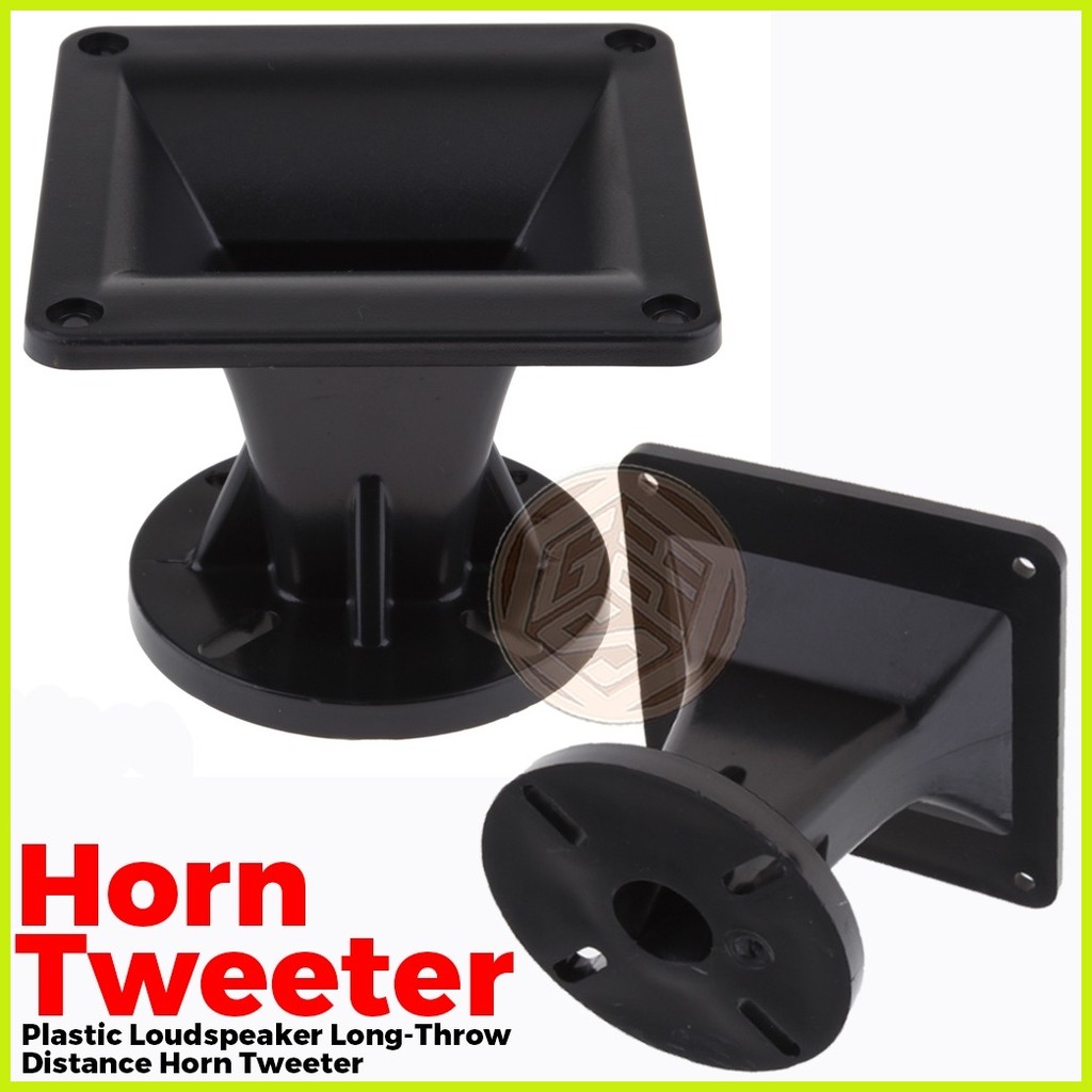 120x120MM Plastic Loudspeaker Long-Throw Distance Horn Tweeter, 25mm ...
