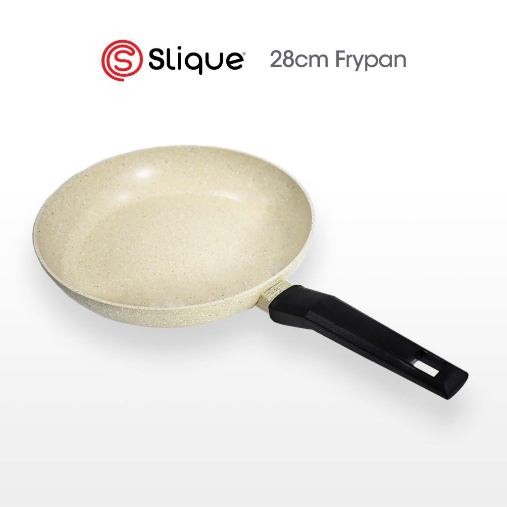 SLIQUE Forged Fry Pan 20cm/22cm/24cm/26cm/28cm Multi Layer Non-Stick ...
