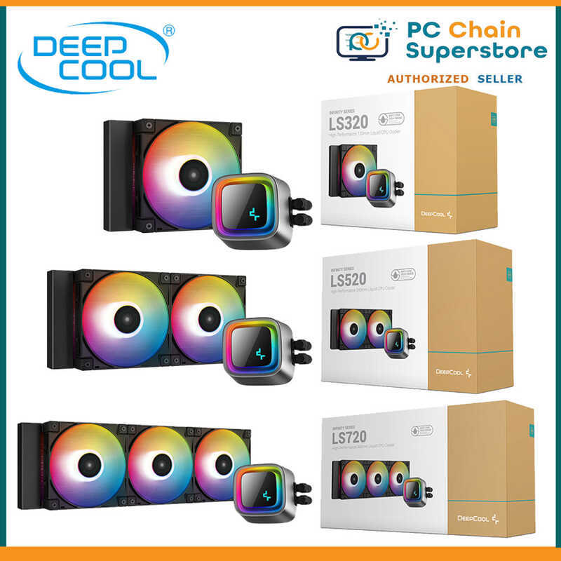 Deepcool Ls320 120Mm / Ls520 240Mm Ls720 360Mm AIO Liquid ARGB CPU ...