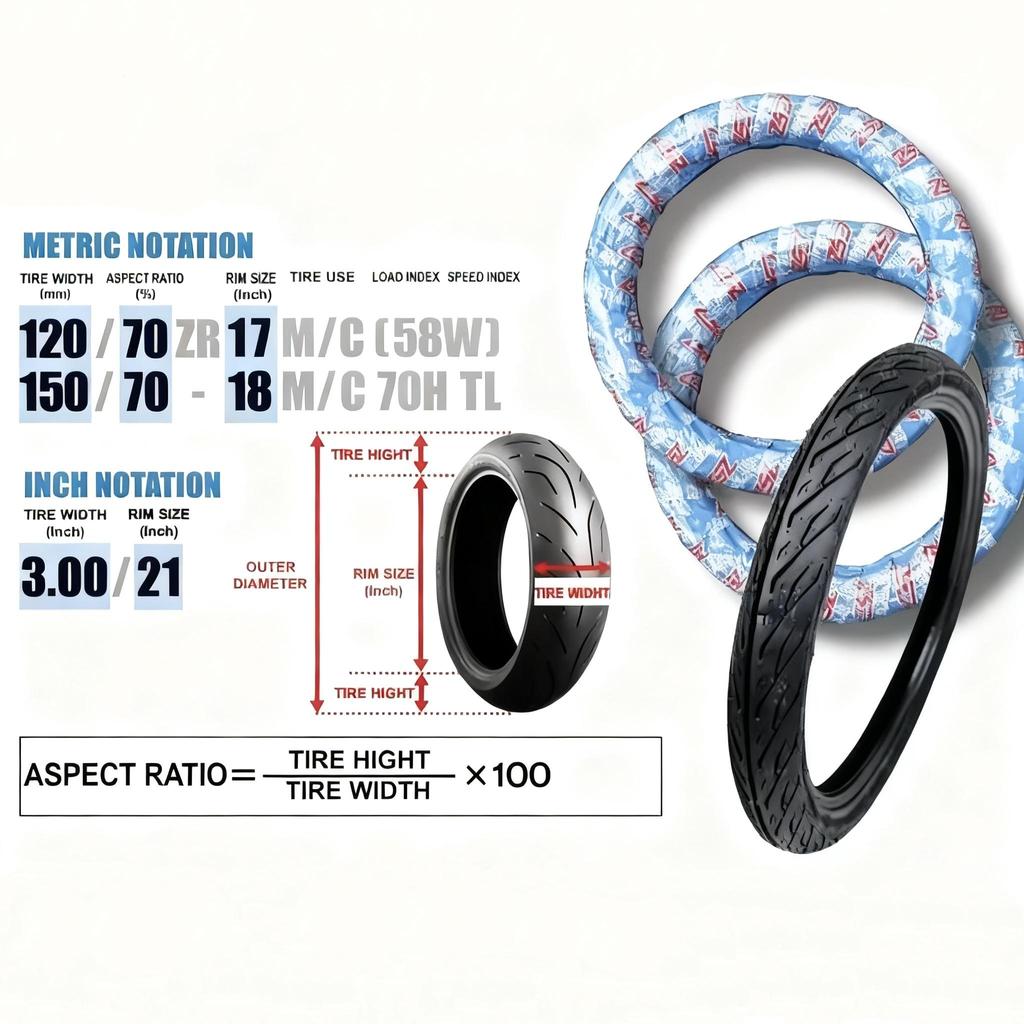 【MC Motorcycle】CSL Rudder Tire x17 TIRE TT / TUBE TYPE 17rim Original ...