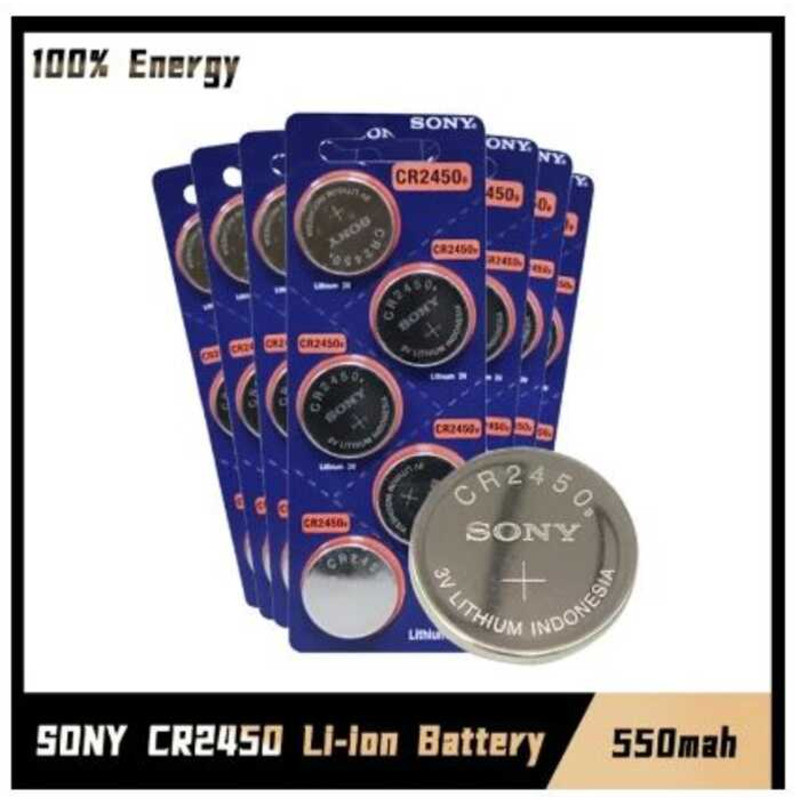 Sony Cr2450 CR 2450 550Mah 3V Lithium Batteries For Car Key Remote ...
