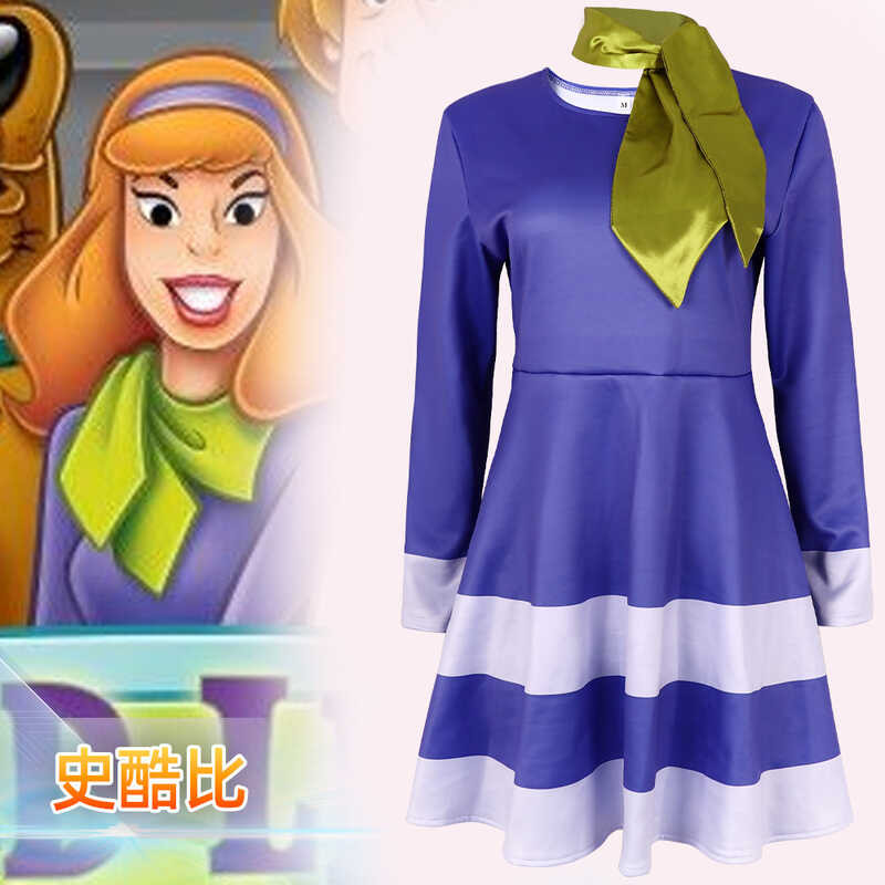 Scooby-Doo Cosplay Costume Halloween Scoob Dress Cosplay Movie Same ...