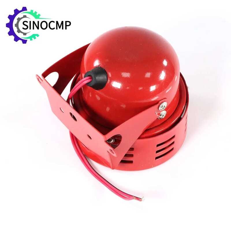 12V 2 73 300Db Red Mini/Compact Electric Motor Air Raid Horn Siren ...