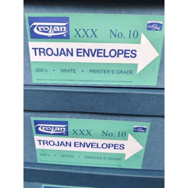 Trojan Envelopes XX & XXX -- No.10 & No. 6 ¾ - 500pcs/box | Shopee ...