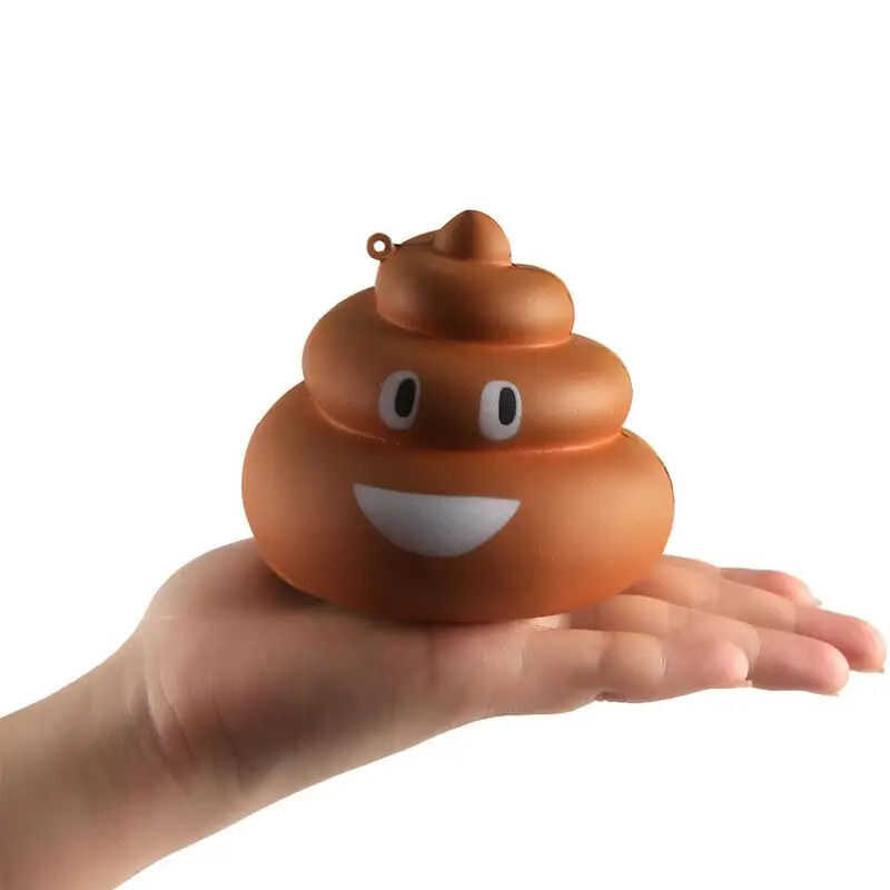 Funny Squishy Simulate Poop Squeeze Anti Stress Reliever Gag Prank ...