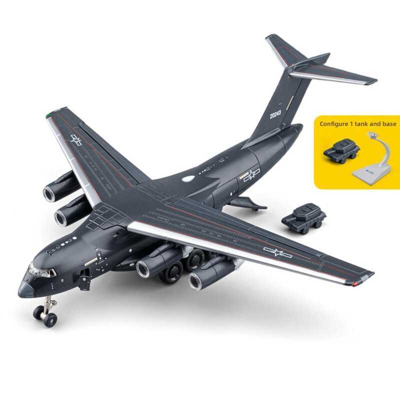 Large 1:180 Alloy Huiyi Fighter Jet Model Display Piece With Light ...