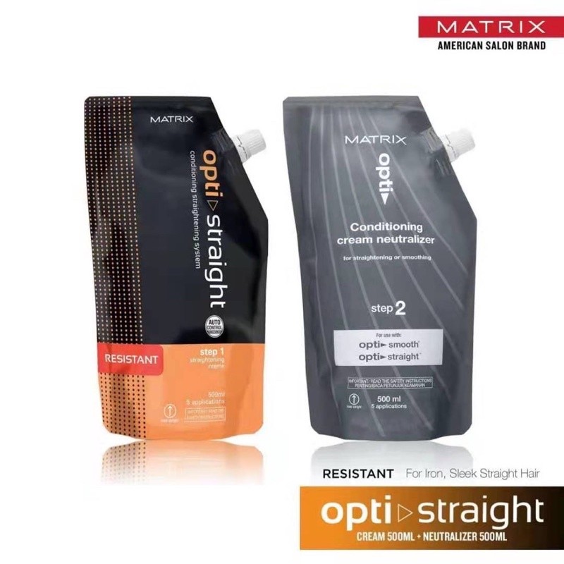 Matrix Opti Straight Rebond Set (500ml each) | Shopee Philippines