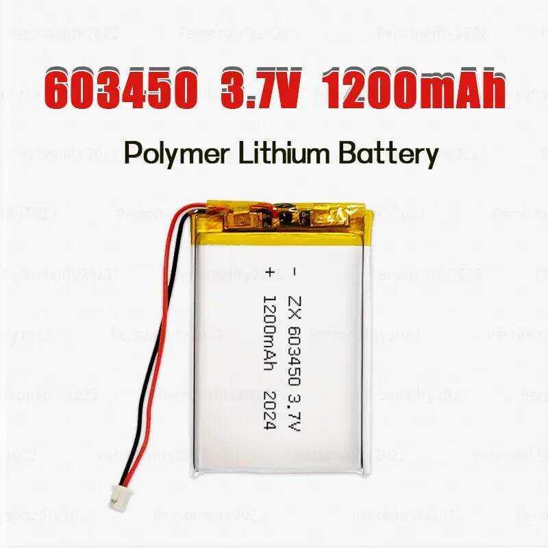 2 1Pcs- 3 10Pcs 3.7V 063450 Li Ion Polymoer Battery 603450 1200Mah Lipo ...