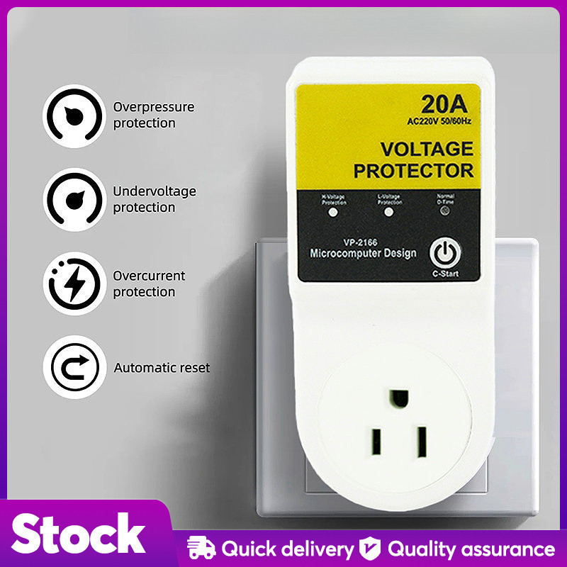 Automatic Voltage Switcher Power On Delay Voltage/Power Surge Protector ...