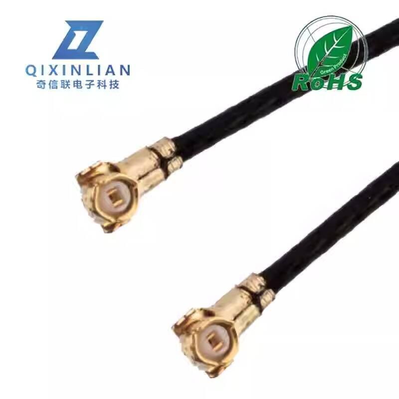 ☑♥ RF Adapter Cable IPEX-4 Straight Male to IPEX-4 Straight Male Dual ...