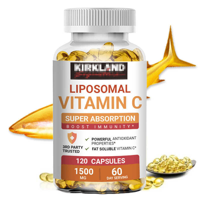 Liposomal Vitamin C Capsule 1500Mg Antioxidant For Skin & Health Immune ...