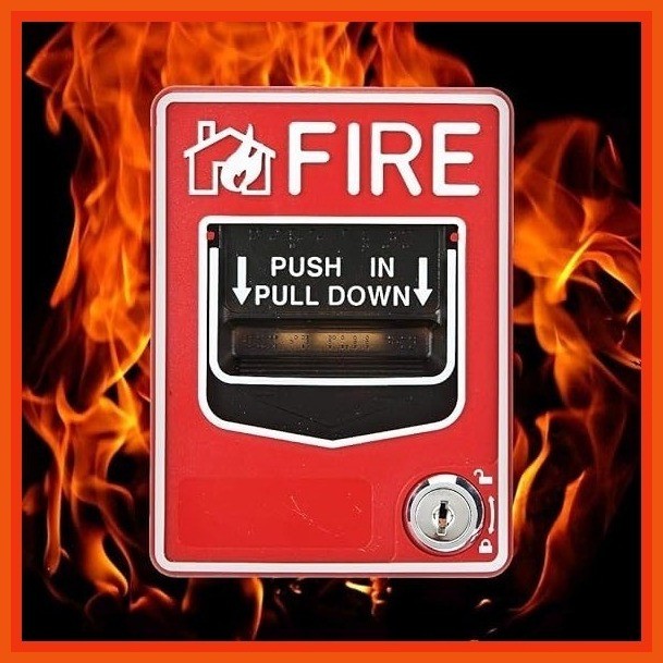 Conventional Manual Call point Pull Down Station Button With Key ...