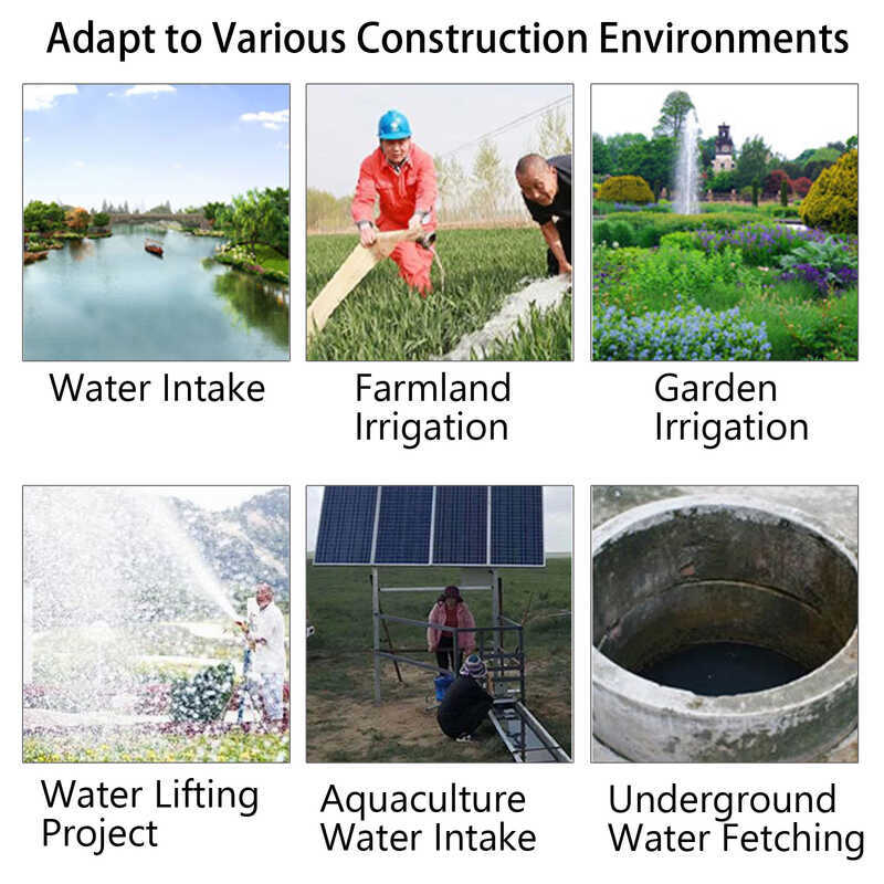Brushless Portable Sump Pump Submersible Garden Irrigation For ...