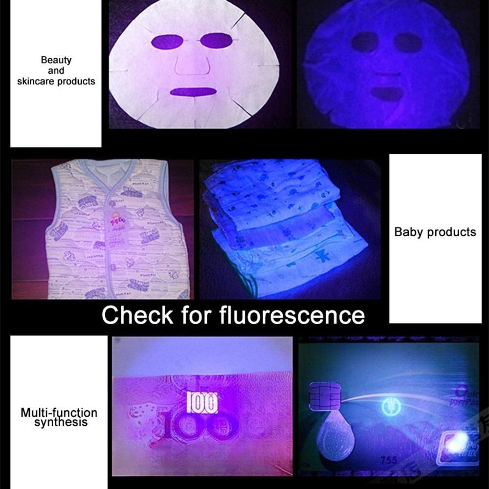 USB LED Clip Lamp Money Detect Light UV Light Nail Dryer Violet Light ...