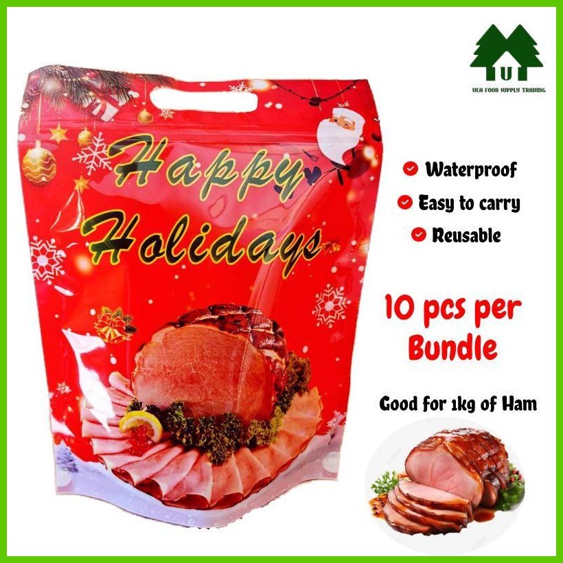 10pcs/bundle Christmas Ham Plastic Bag | Shopee Philippines