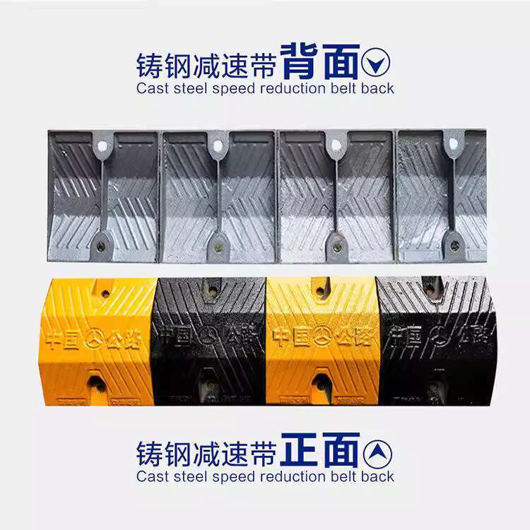 CODCOD CODCOD Speed Bump Car Parking Buffer Belt Highway Road Rubber ...