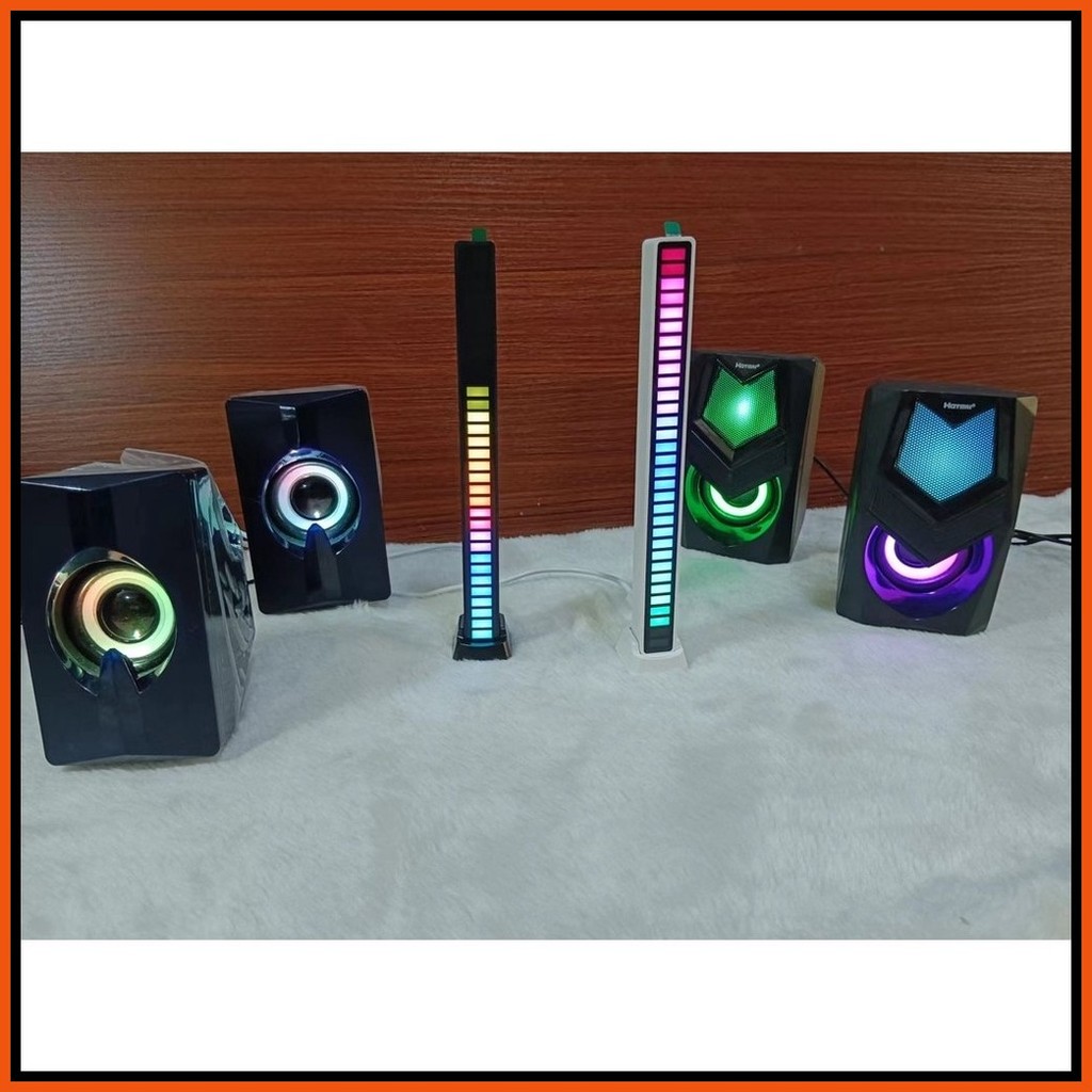 D08RGB 32 Bit MIC Sound Control Music Level Indicator Colorful LED ...