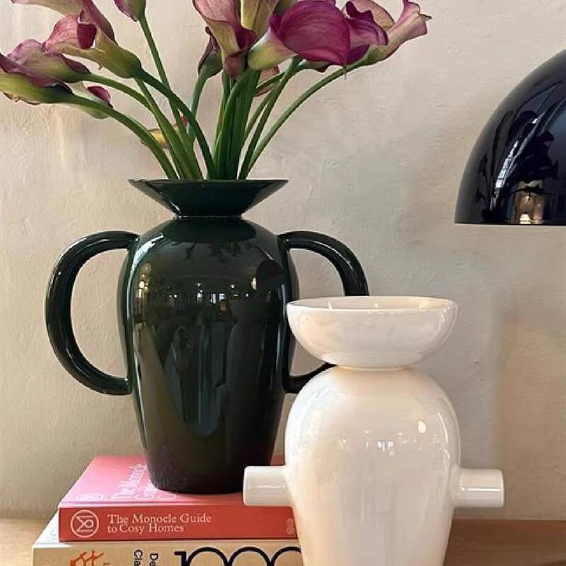 ☑♥ New Tradition Momento Vase Retro Light Luxury Ornament Ceramic Vase ...