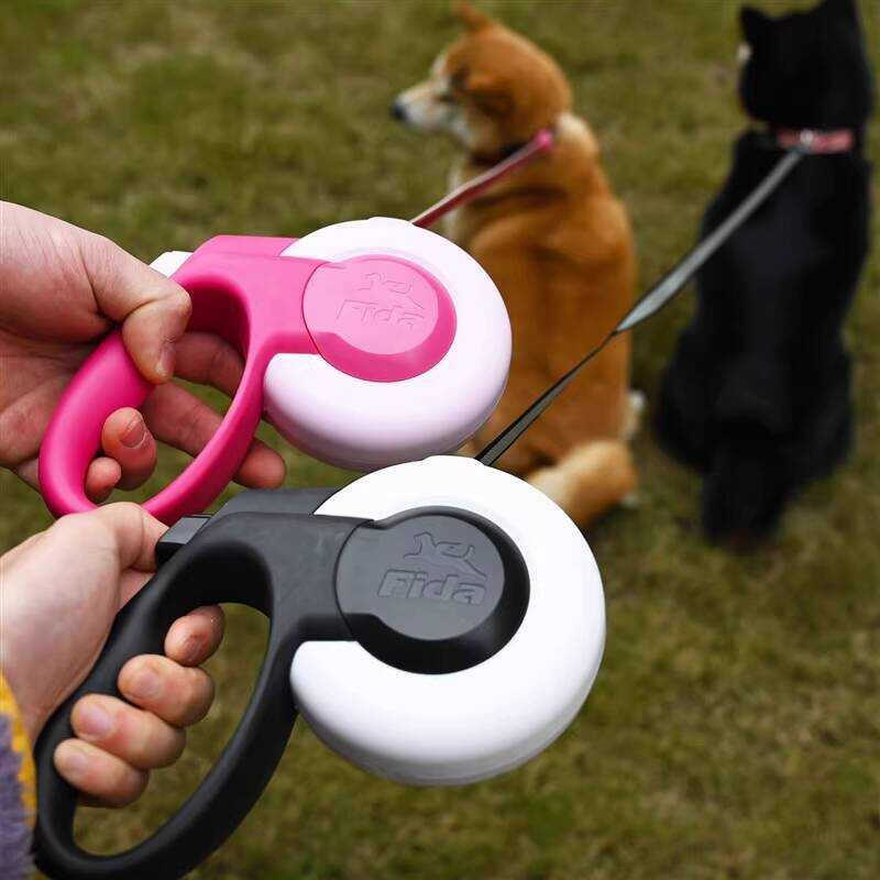 Fida fida Automatic Retractable Leash Dog Corgi Teddy Shiba Inu Dog ...