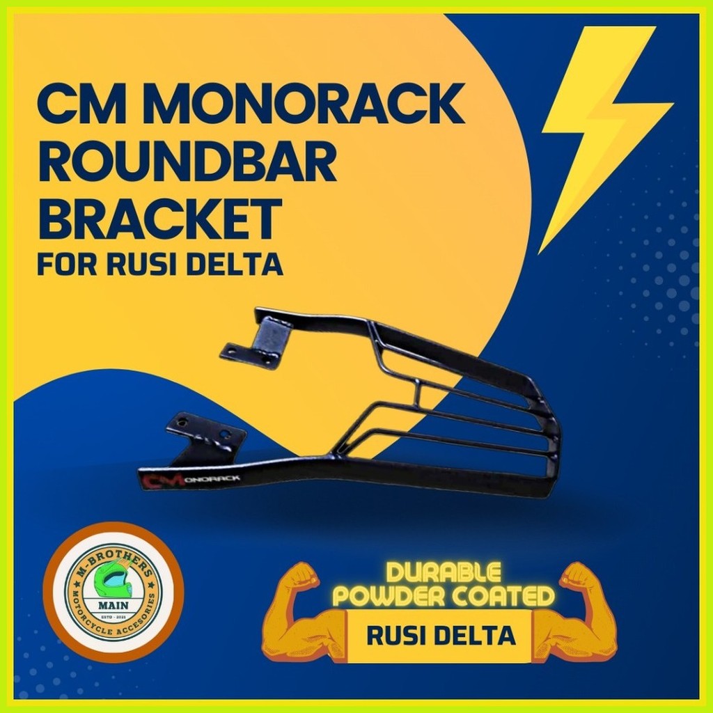 Rusi Delta Round Bar Monorack Bracket | Shopee Philippines