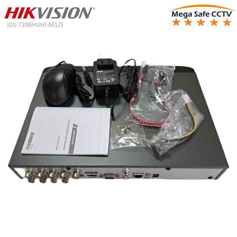 Hikvision Ids-7208Huhi-M1/S 8Channel 5Mp 1U H.265 Acusense Dvr, Motion ...